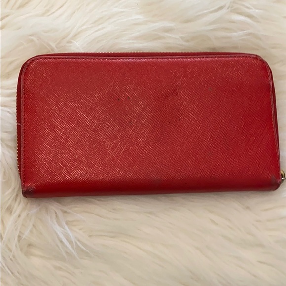 Tory Burch | Bags | Authentic Tory Burch Red Wallet | Poshmark